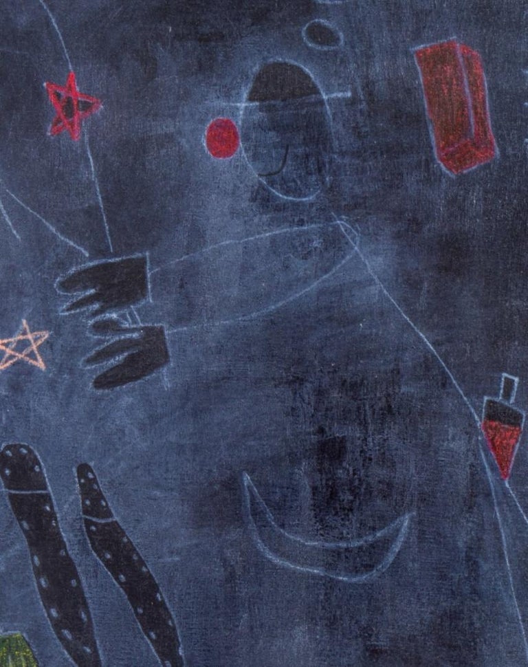 Dominic Capobianco "Kill" Acrylic and Chalk For Sale at 1stDibs