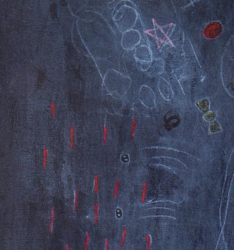 Dominic Capobianco "Kill" Acrylic and Chalk For Sale at 1stDibs
