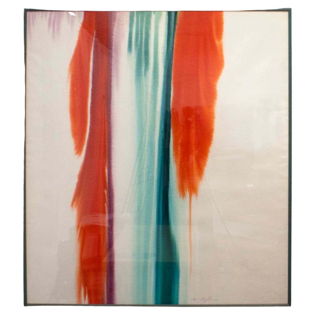 Dominic Pangborn Both Sides Now Signed Unique Modern Watercolor on ...