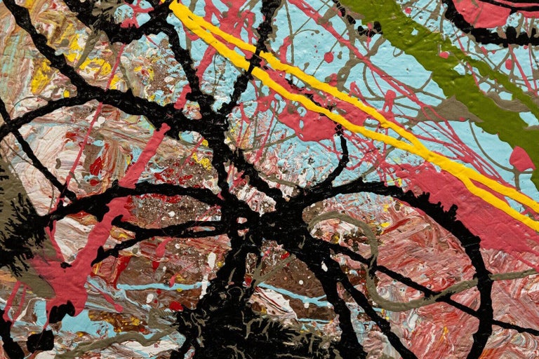 Dominic Pangborn Signed Untitled Abstract Expressionism Heart Paining ...