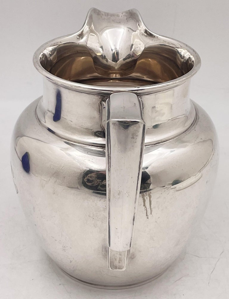 Dominick and Haff Sterling Silver Water / Bar Pitcher in Art Deco Style ...