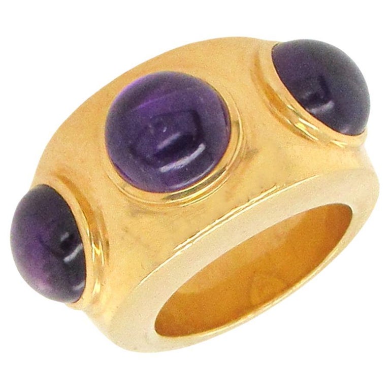 Dominique Aurientis Amethyst Ring For Sale at 1stDibs