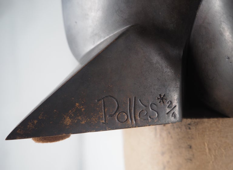 Dominique Polles - Stretching Model - Original Bronze Sculpture, Signed ...