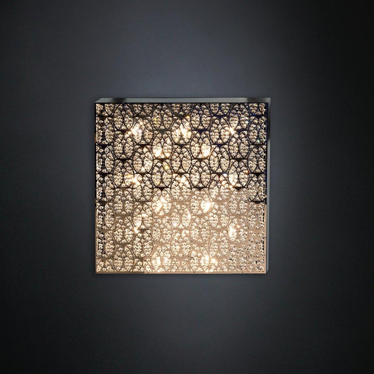 Domino Small Square Wall Lamp For Sale at 1stDibs