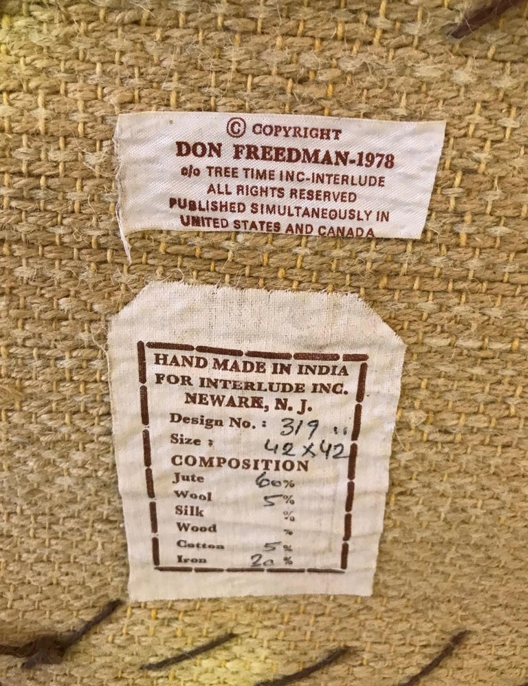 Don Freedman Fabulous Mid-Century Modern Tree of Life Tapestry Wall ...