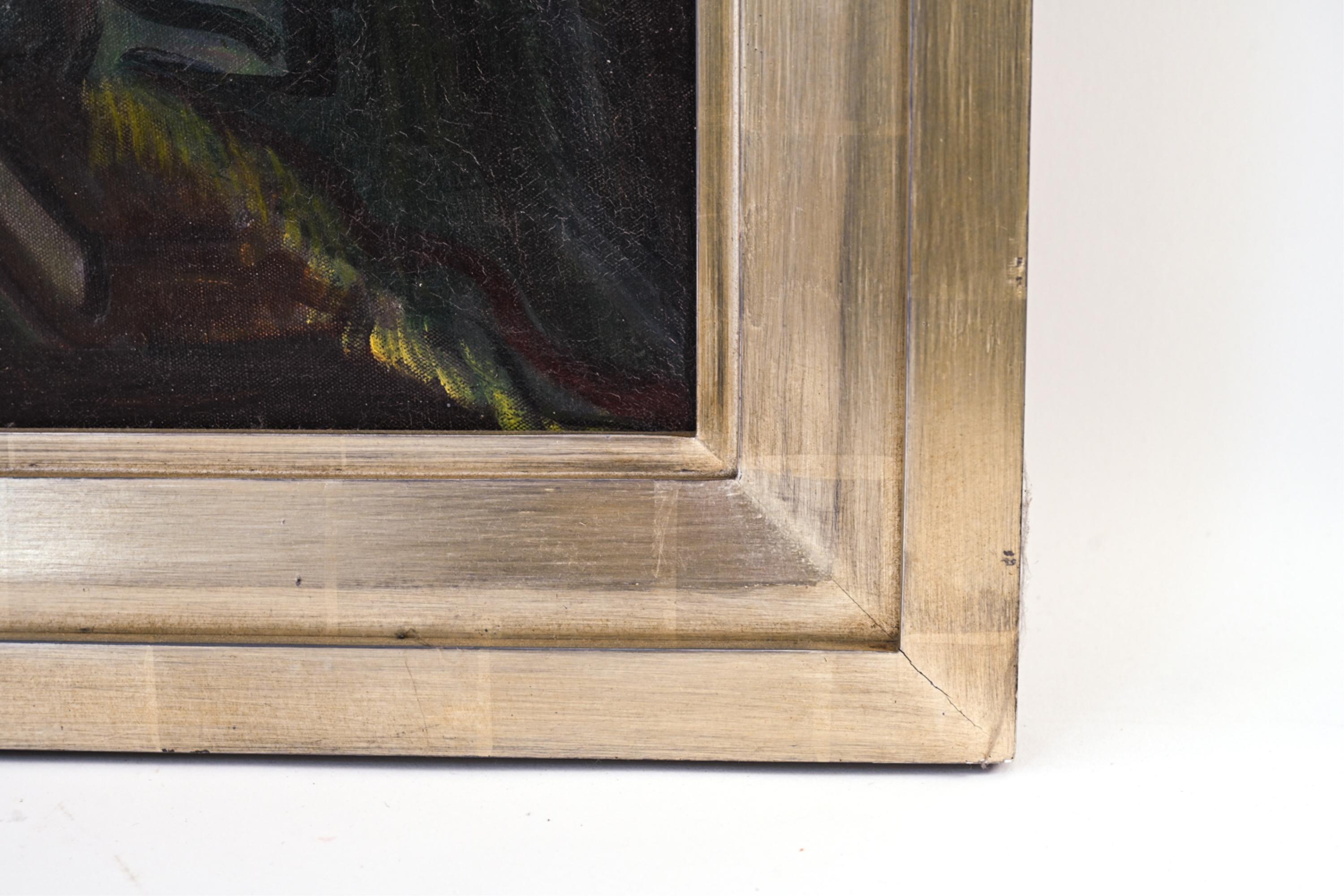 Don Freeman Large Oil on Canvas For Sale at 1stDibs
