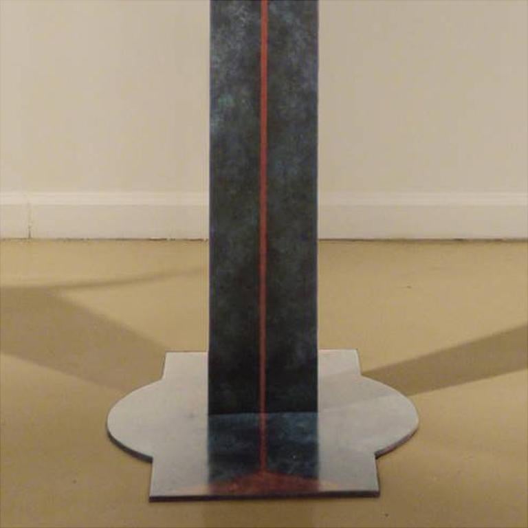 Don Gale - WINGED VICTORY (CRESCENT MOON), white idol on metal stand ...