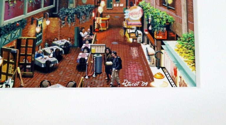 Don Jacot Trapper's Alley Gouache on Board Framed Photo Realistic ...