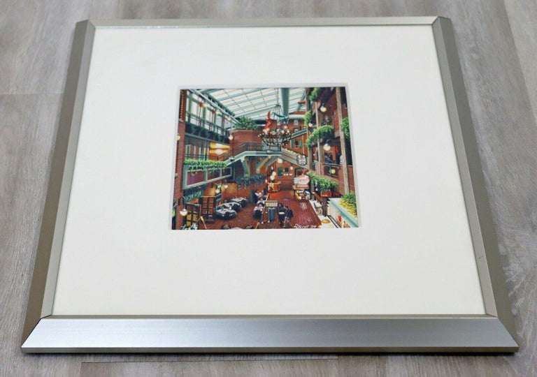 Don Jacot Trapper's Alley Gouache on Board Framed Photo Realistic ...