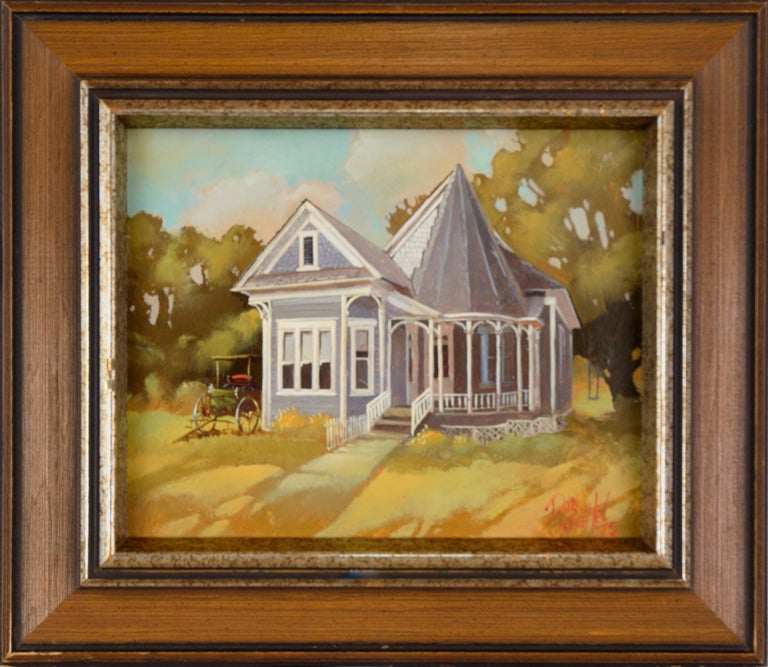 Don Prechtel - "Dr. Snapp House" Oil Painting For Sale at 1stDibs