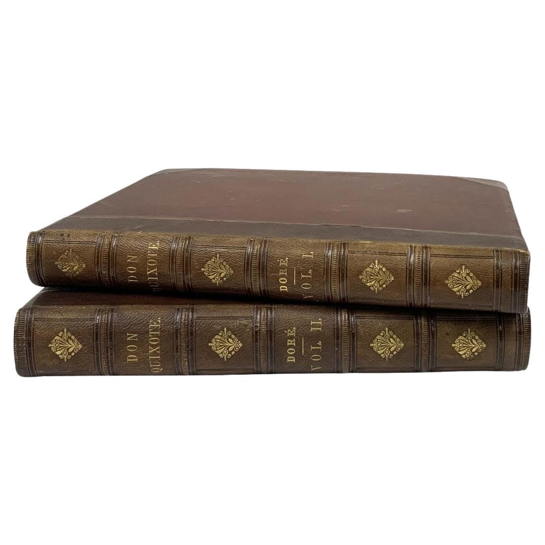 Don Quixote De La Mancha, 400 Illustrations By M. Gustave Dore, 2 Vols ...