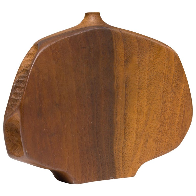 Don Saxby Weed Pot in Black Walnut at 1stDibs