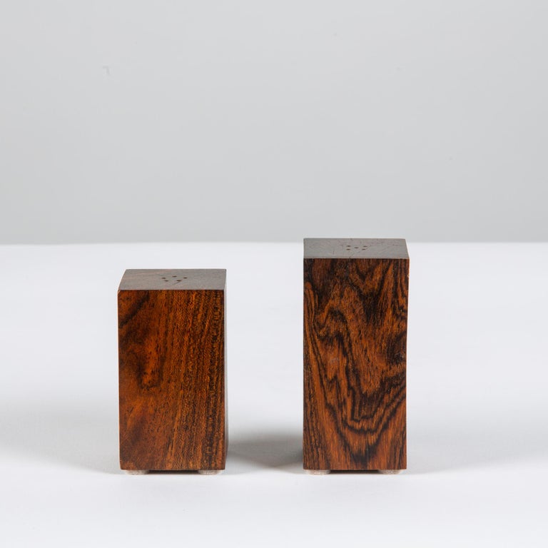 Don Shoemaker Block Salt and Pepper Shakers for Señal at 1stDibs