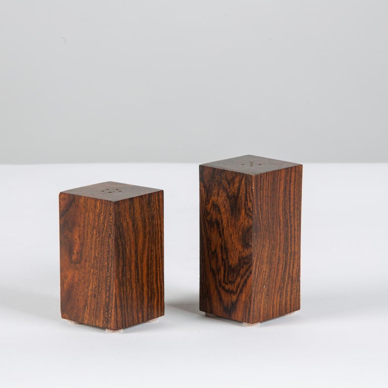 Don Shoemaker Block Salt and Pepper Shakers for Señal at 1stDibs