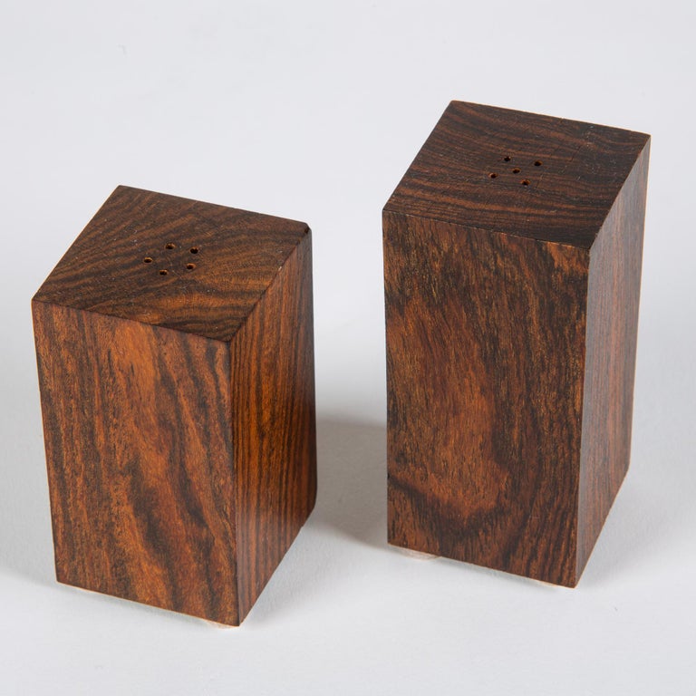 Don Shoemaker Block Salt and Pepper Shakers for Señal at 1stDibs