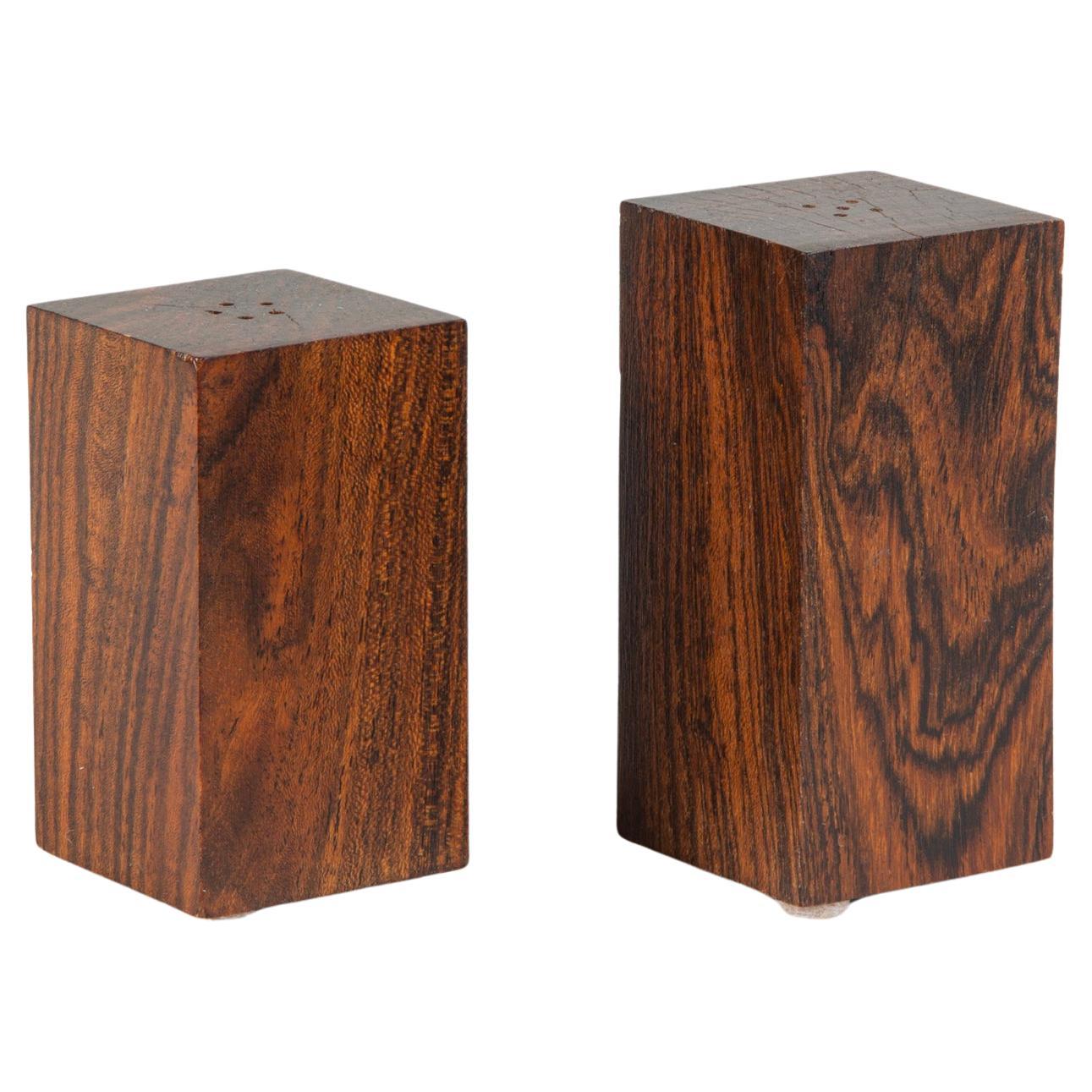 Don Shoemaker Block Salt and Pepper Shakers for Señal at 1stDibs