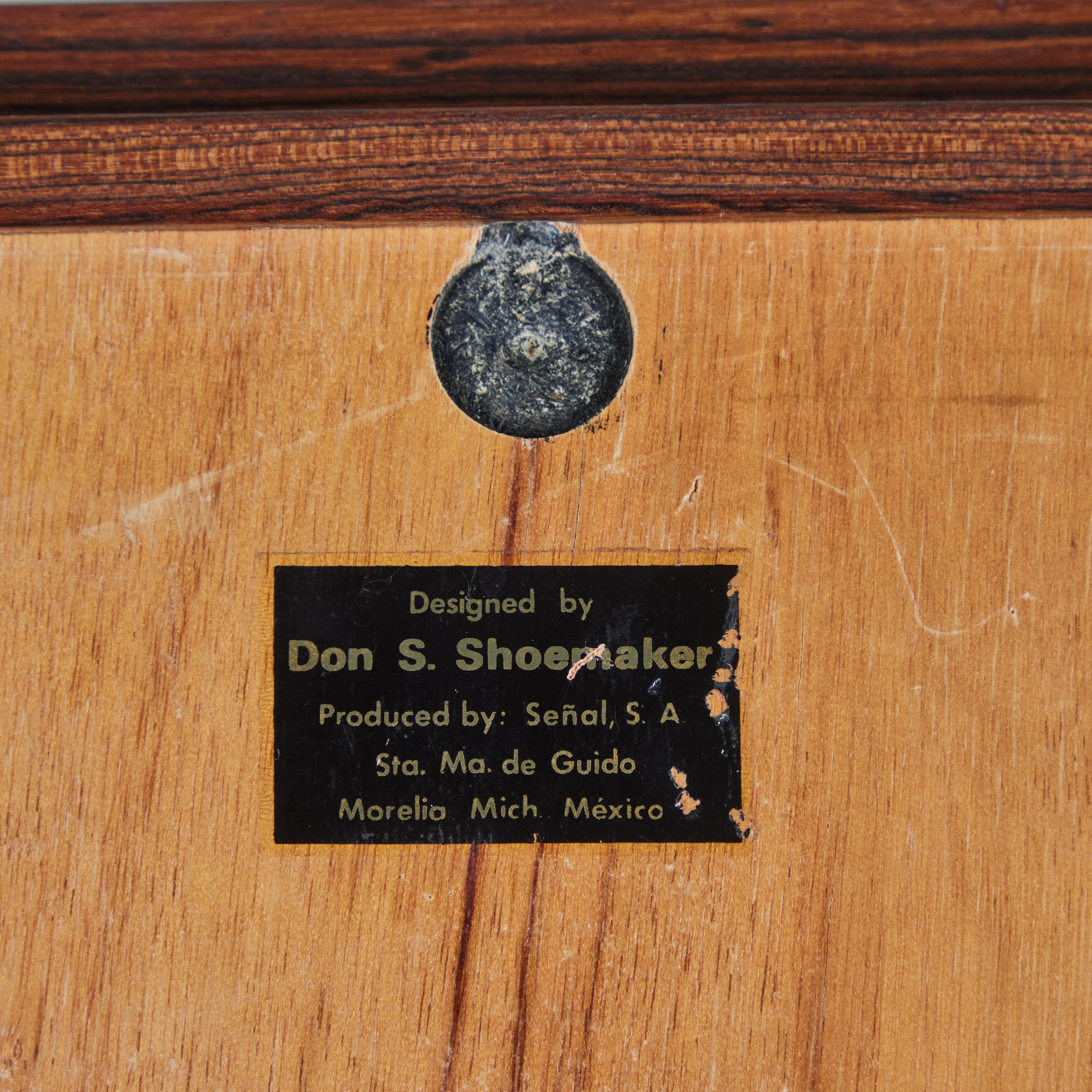 Don Shoemaker for Señal Geometric Marquetry Decorative Tray For Sale at ...