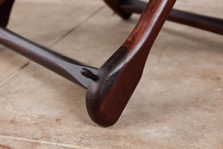 Don Shoemaker Leather Sling Lounge Chair for Señal For Sale at 1stDibs