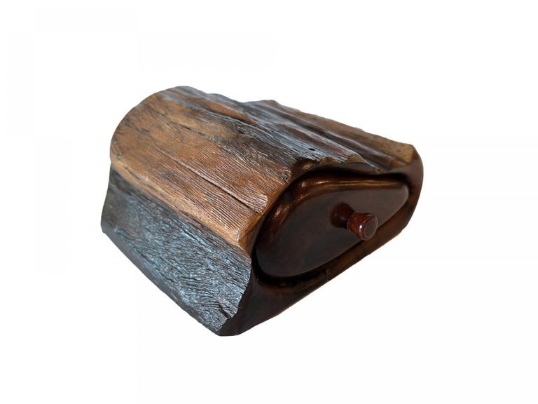Don Shoemaker Midcentury Organic Jacaranda Wood Jewelry Box For Sale at ...