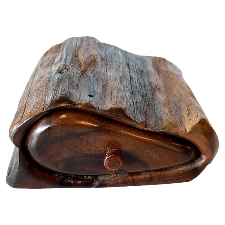 Don Shoemaker Midcentury Organic Jacaranda Wood Jewelry Box For Sale at ...