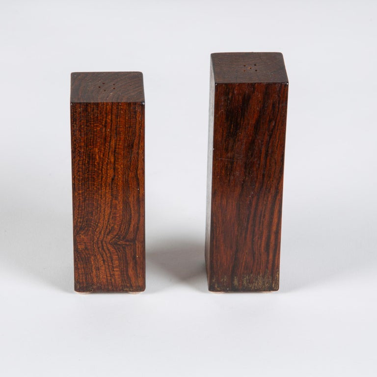 Don Shoemaker Tall Block Salt and Pepper Shakers for Señal For Sale at ...