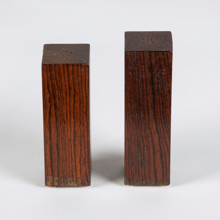 Don Shoemaker Tall Block Salt and Pepper Shakers for Señal For Sale at ...