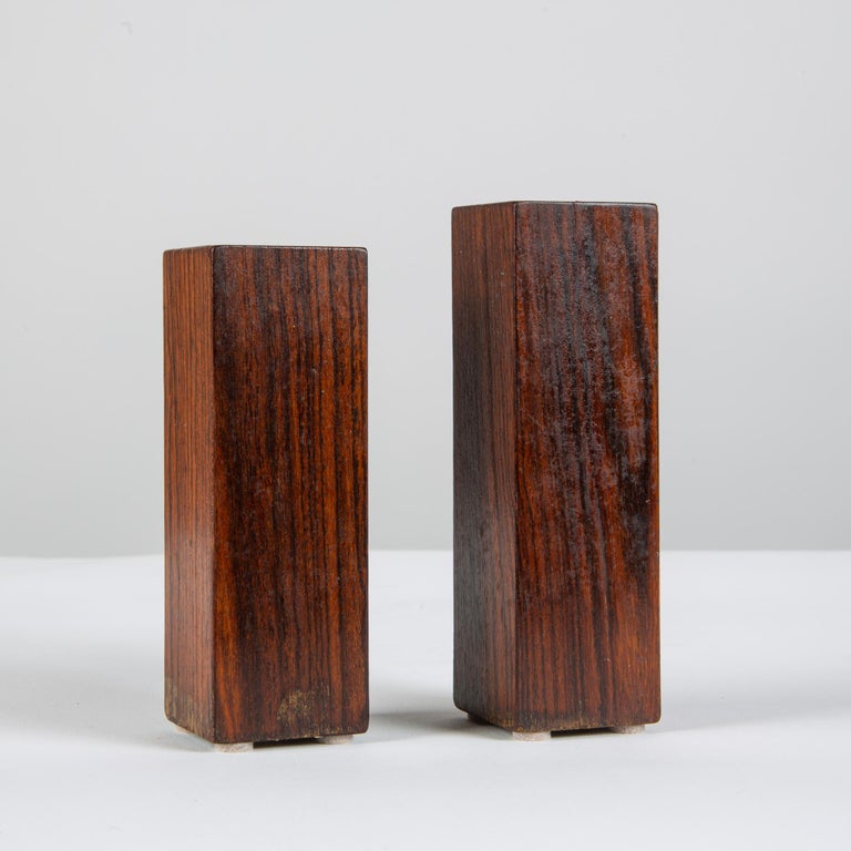 Don Shoemaker Tall Block Salt and Pepper Shakers for Señal For Sale at ...