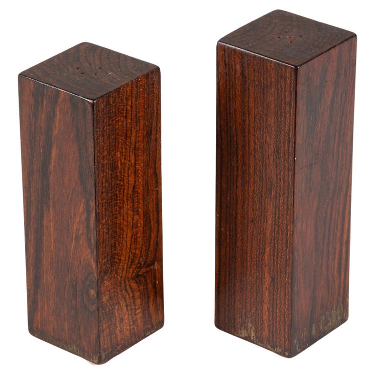 Don Shoemaker Tall Block Salt and Pepper Shakers for Señal For Sale at ...