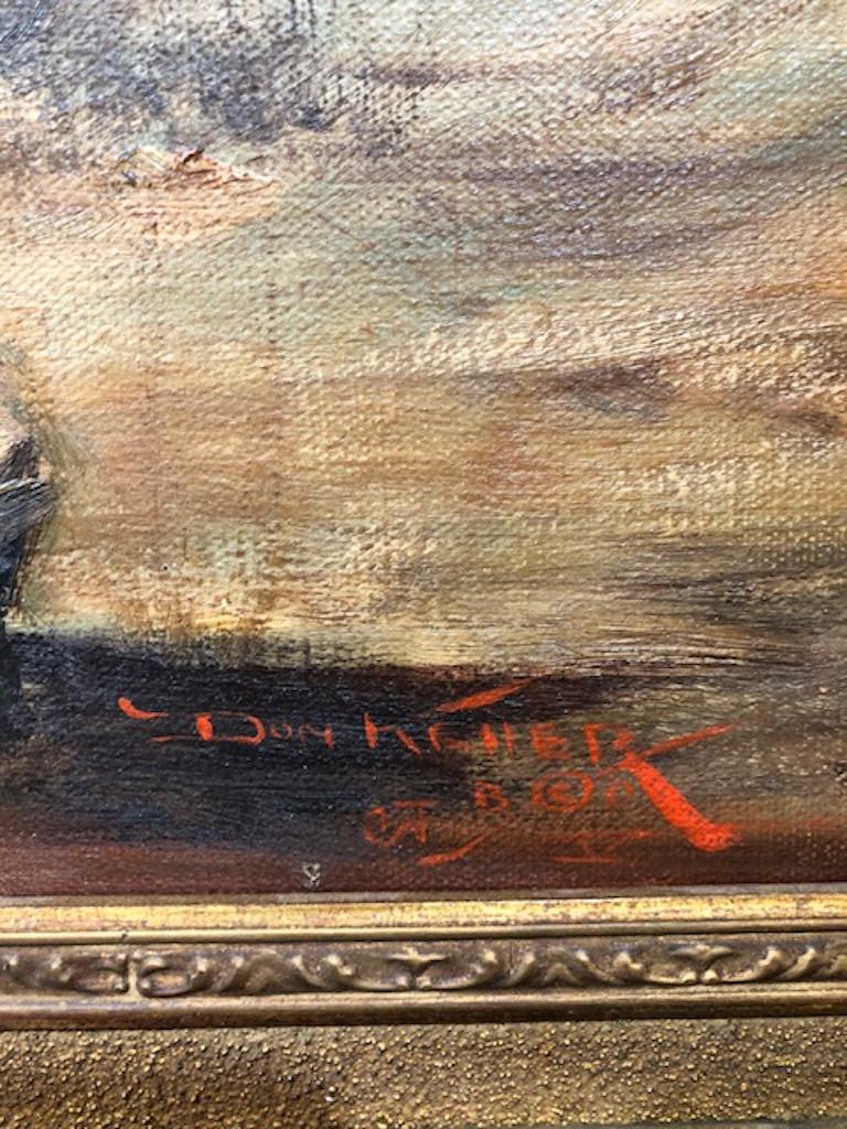 Don Stewart Keller - Cowboy on a Horse, Painting For Sale at 1stdibs