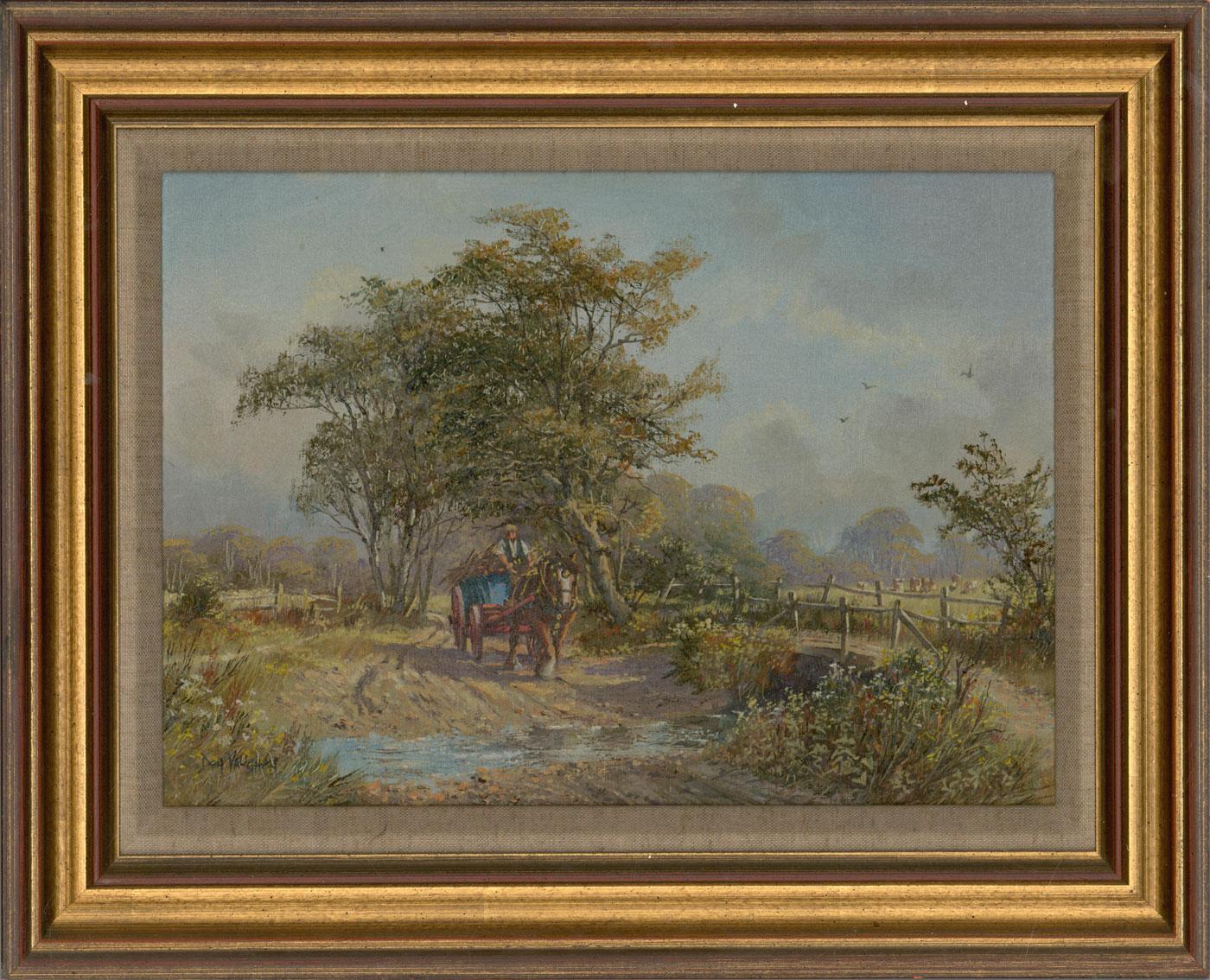 Don Vaughan - The Tranquil River, Large English Oil Painting, Signed at ...