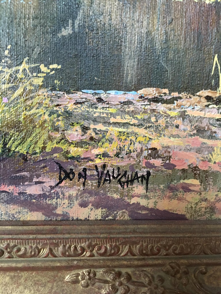 Don Vaughan - Foraging on a Walk, Impressionist Scene of an English ...