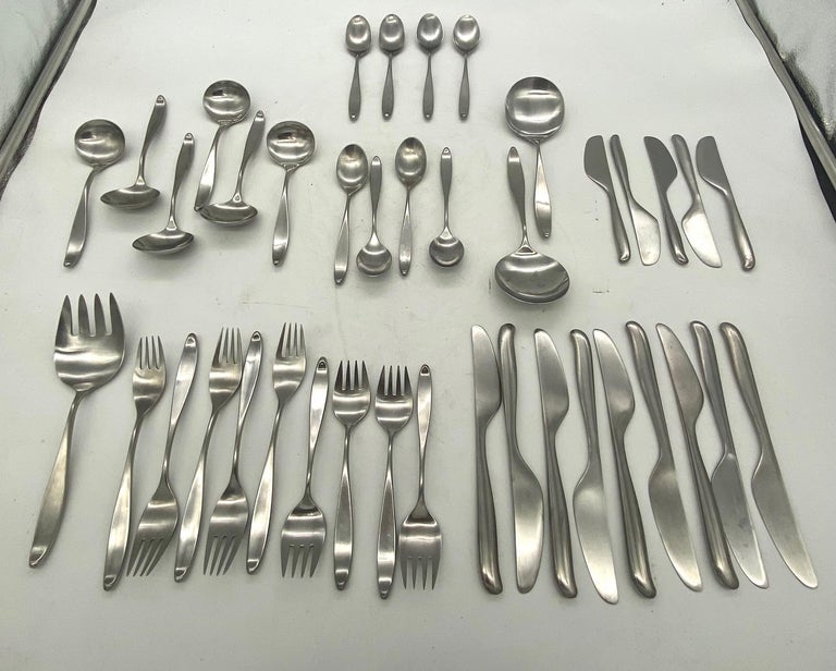 Don Wallace for Lauffer Design 2 Stainless Steel Set of 40 For Sale at ...
