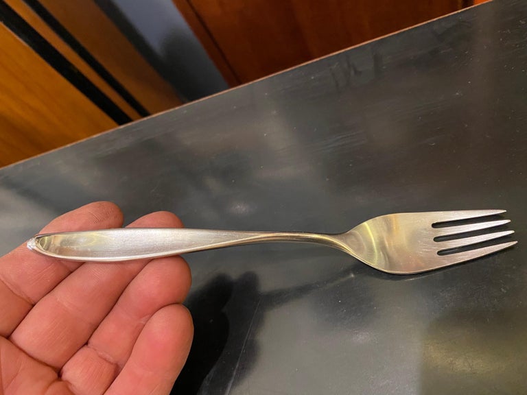 Don Wallance for Lauffer Design 2 Flatware Set in Original Box at 1stDibs