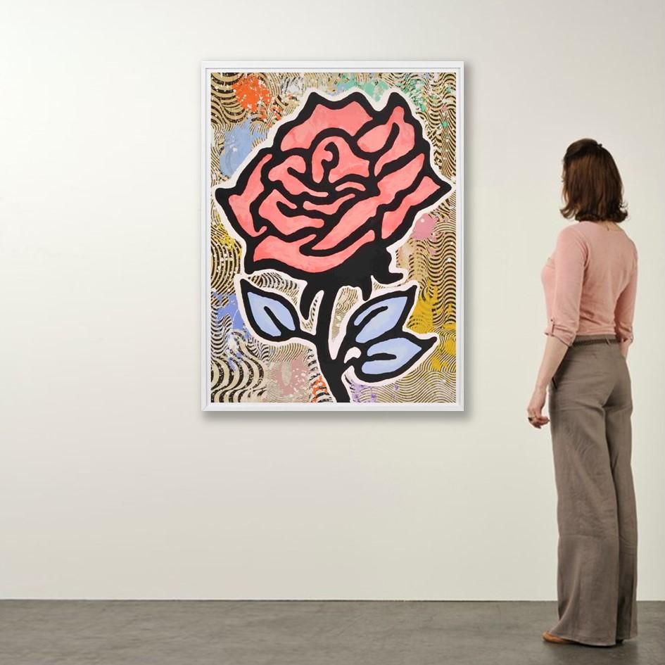 Donald Baechler - Red Rose by Donald Baechler, Contemporary art ...