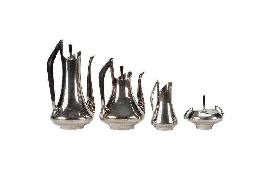 Donald Colflesh Sterling Silver circa 1970 Coffee and Tea Service for ...