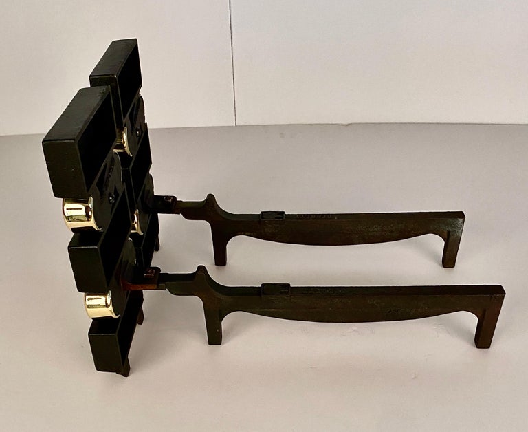 Donald Deskey for Bennett Co. Fireplace Tools and Andirons For Sale at ...