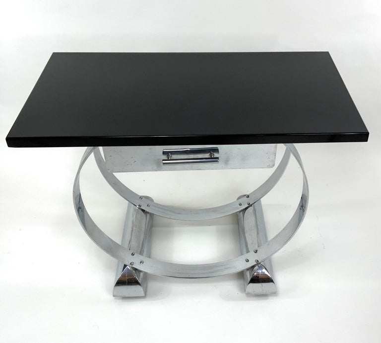 Donald Deskey Style Modernist Art Deco Console Table For Sale at 1stDibs