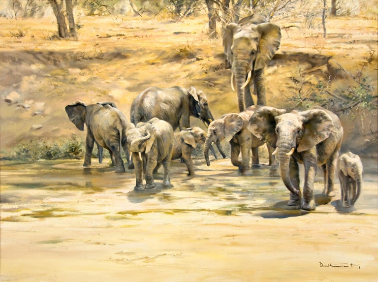 Donald Grant - Elephant Heaven For Sale at 1stDibs