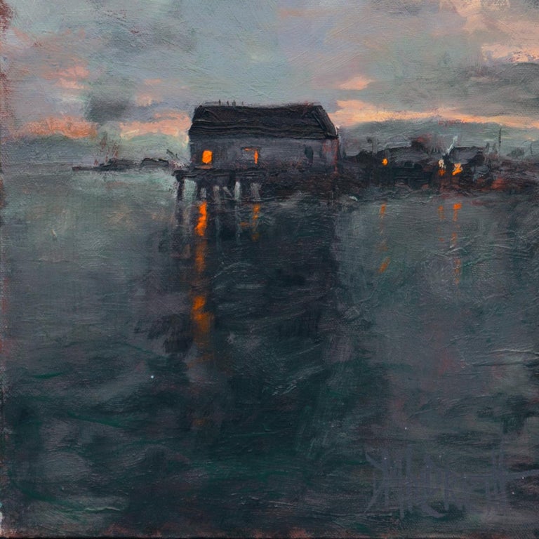 Donald Hildreth - 'Provincetown, Dusk', Evening Seascape, Massachusetts ...