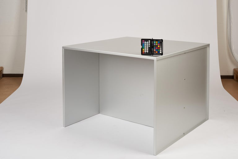 Donald Judd - Desk 56 Donald Judd Minamilst Desk Silver Aluminum For ...
