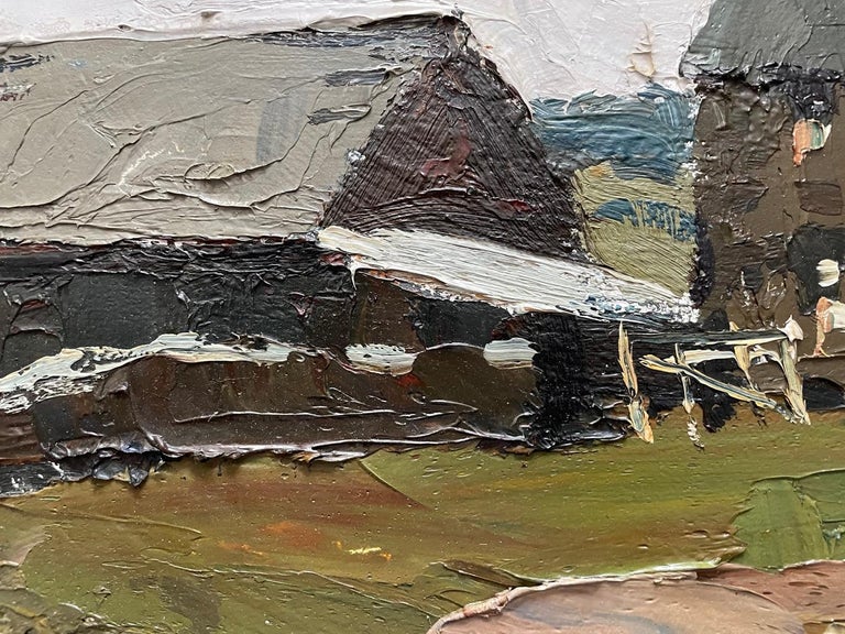 Donald McIntyre 'English', Winter, North Wales, Oil on Board For Sale ...