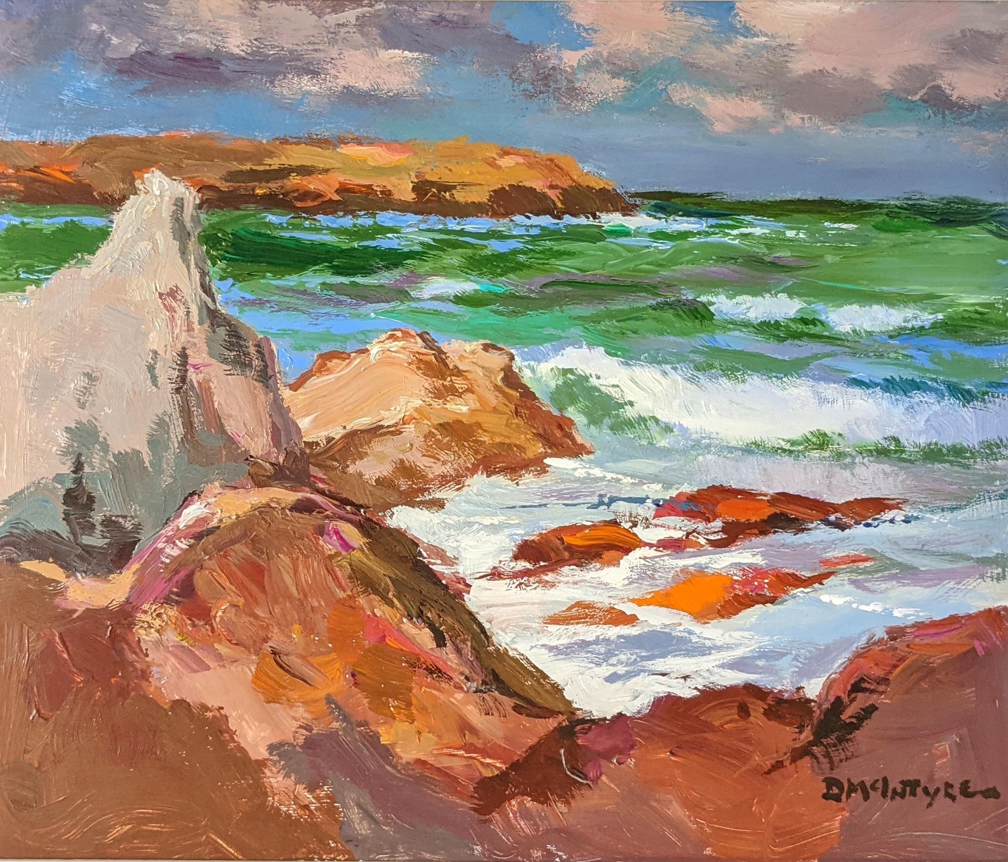 David Barnes - 'Snowdonia Farm' Contemporary Welsh Landscape painting ...