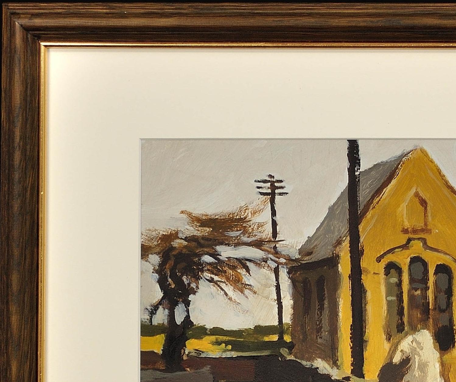 Donald McIntyre - Donald McIntyre. Girl and Chapel, North Wales. Modern ...