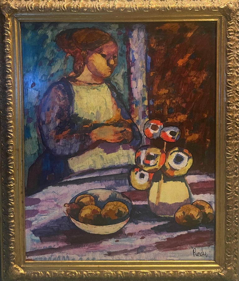 Donald Purdy - "Woman and Still Life" For Sale at 1stDibs