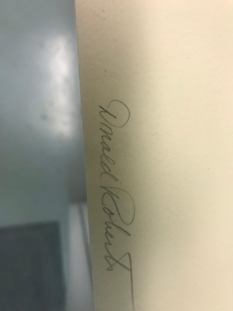 Donald Roberts Op Art Black and White Lithograph at 1stDibs