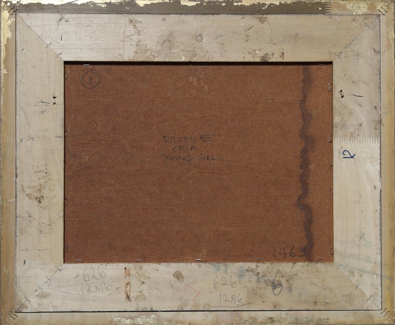 Donald Roy Purdy - Profile of a Young Girl, Painting by Donald Roy ...