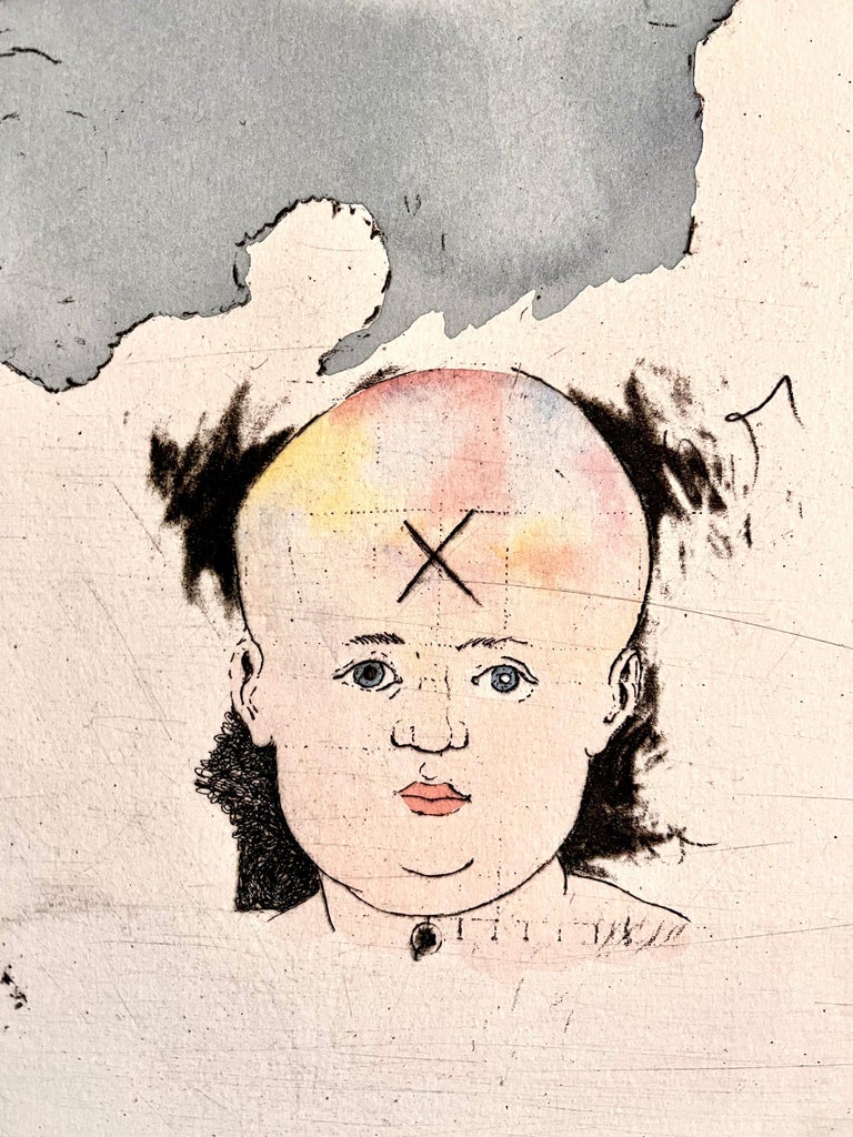 Donald Saff - Large Donald Saff Surrealist Pop Art Aquatint Etching ...