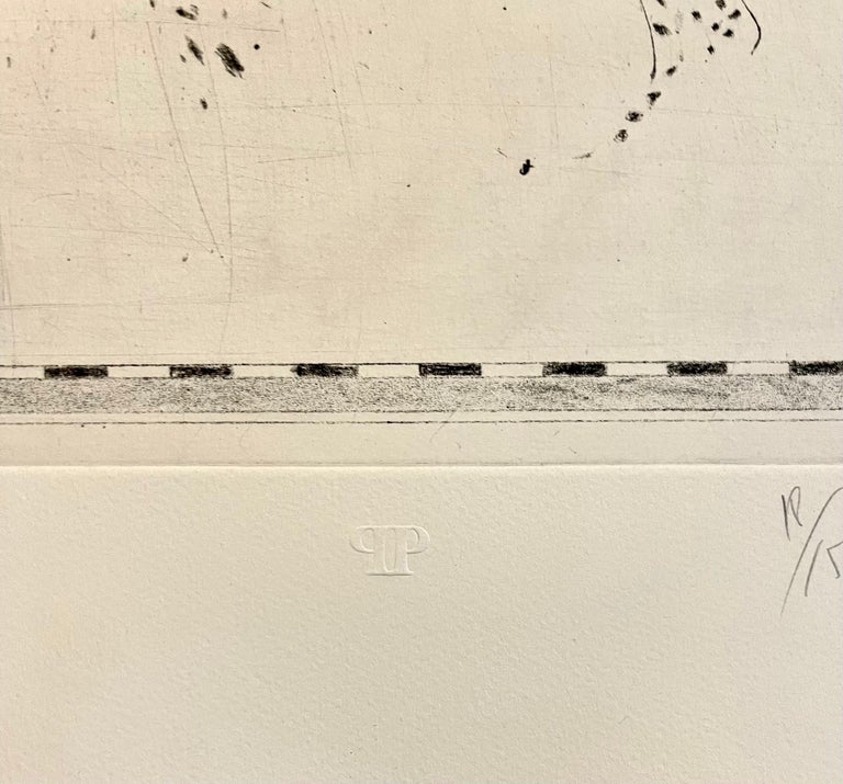 Donald Saff - Large Donald Saff Surrealist Pop Art Aquatint Etching ...