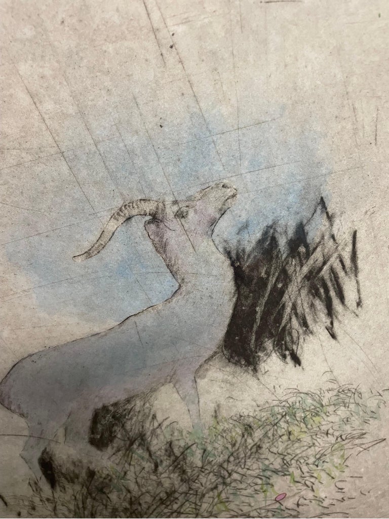 Donald Saff Signed Vintage Lithograph For Sale at 1stDibs