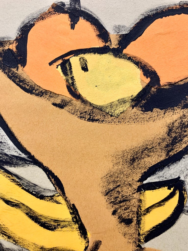 Donald Stacy - 1950s "Be Still" Mid Century Still Life Gouache ...